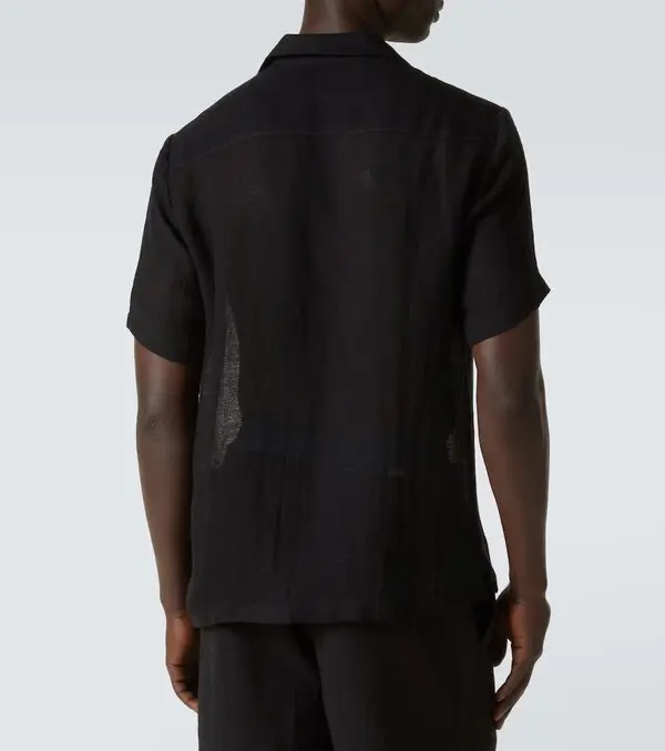 Le Kasha Linen Shirt - Black