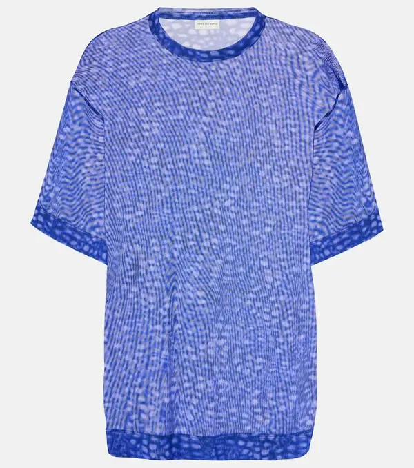 Dries Van Noten Printed Top - Purple