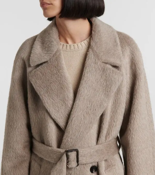 Loro Piana Foster Alpaca And Wool Trench Coat - Beige | Editorialist