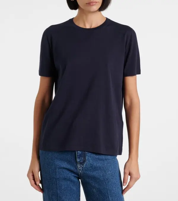 Loro Piana Angera Cotton Jersey T-shirt - Blue