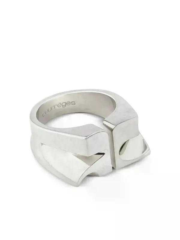 COURREGES Ac Ring - Silver