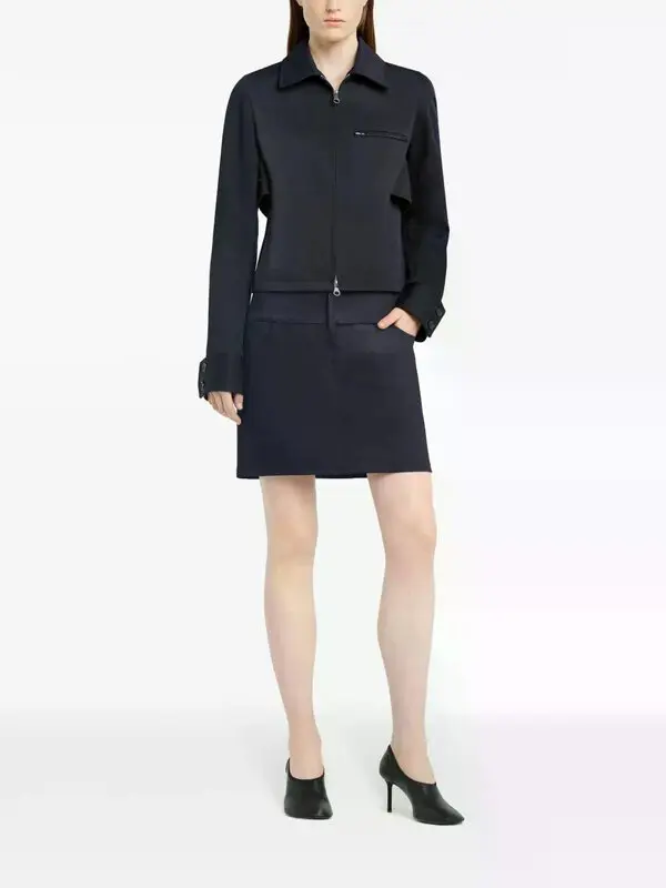 COURREGES Martingale Shirt Jacket - Blue