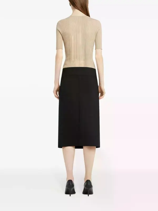COURREGES Solar Knitted Top - Neutrals