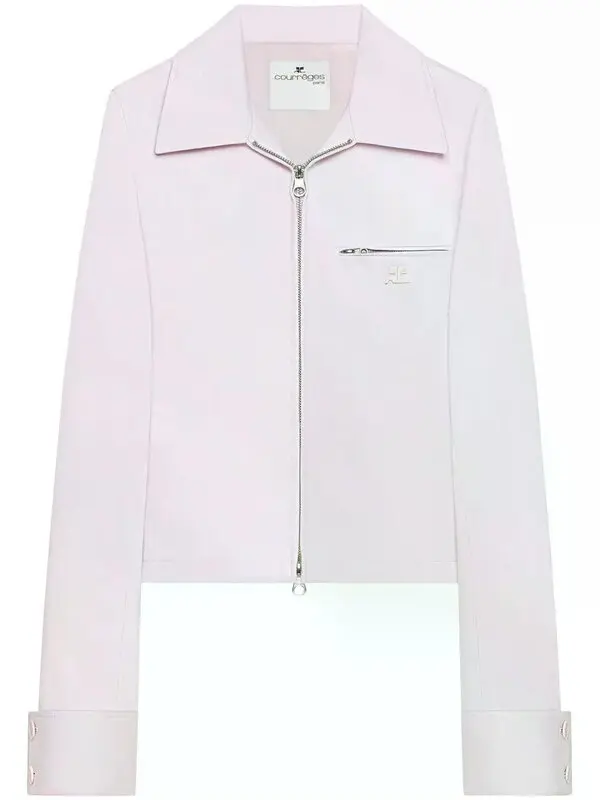COURREGES Zipped Jacket - Pink