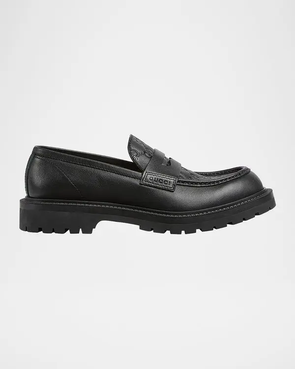 Gucci Miart Guccissima Lug Sole Loafers