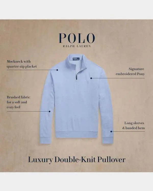 Polo Ralph Lauren Double-knit Jacquard Sweater - Grey Multi