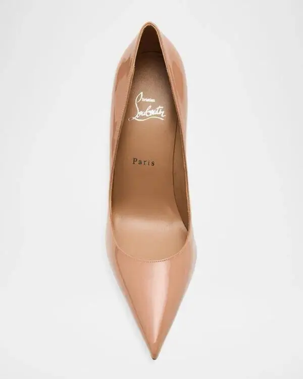 CHRISTIAN LOUBOUTIN 100mm Miss Z Patent Pumps - Black