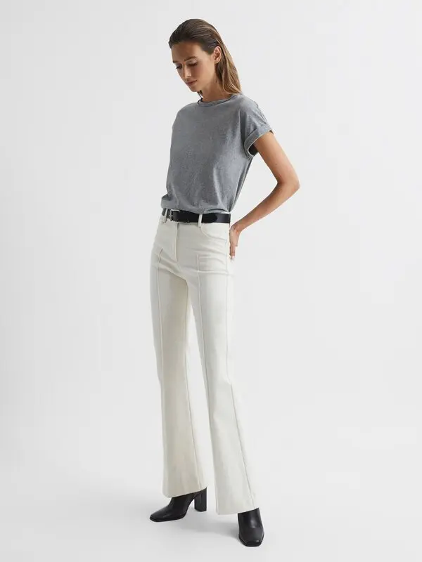 REISS Tereza Cotton Jersey Crew Neck T-shirt