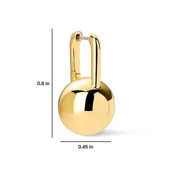 ANA LUISA Perry Sphere Statement Earrings - Gold