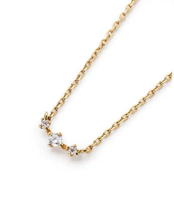 ANA LUISA Triple Lab-grown Diamond Chain Necklace