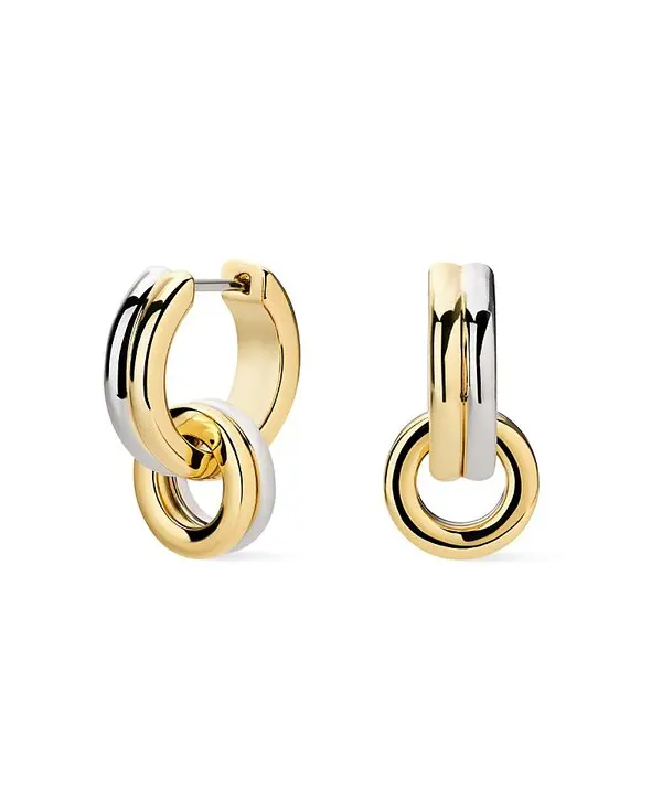 ANA LUISA Asher Huggie Drop Earrings - Gold