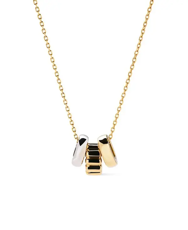ANA LUISA Pendant Two Tone Necklace - Gold