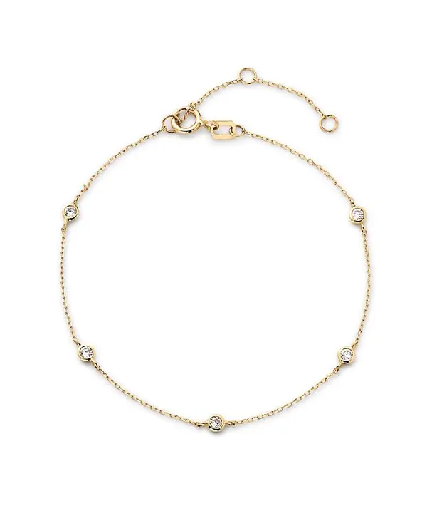 ANA LUISA Solid Lab-grown Diamond Station Bracelet - Gold
