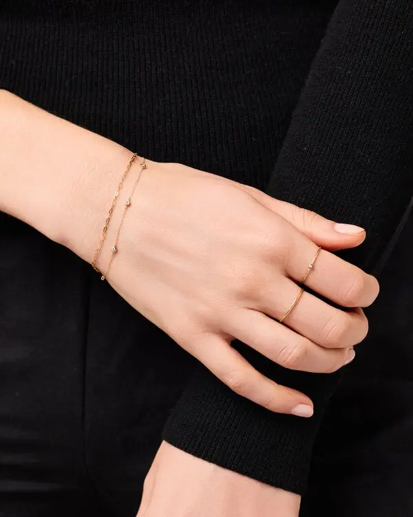 ANA LUISA Solid Lab-grown Diamond Station Bracelet
