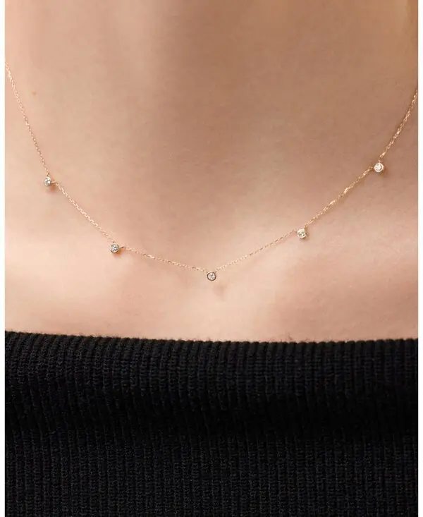 ANA LUISA Lab-grown Diamond Station Necklace