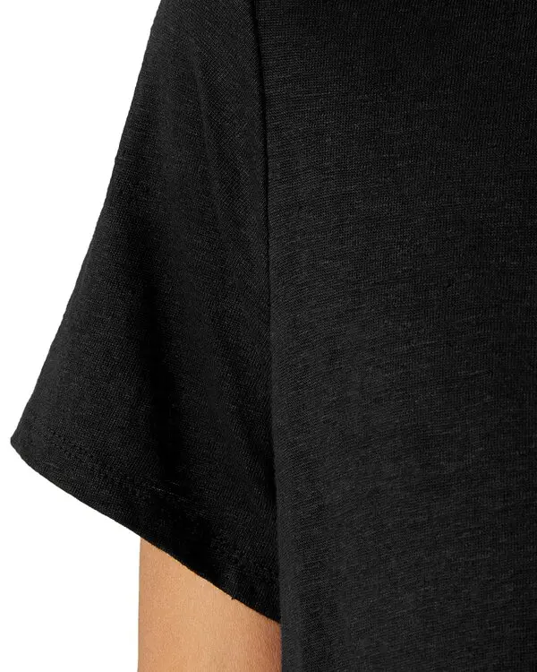 Eileen Fisher Round Neck Tee - Black