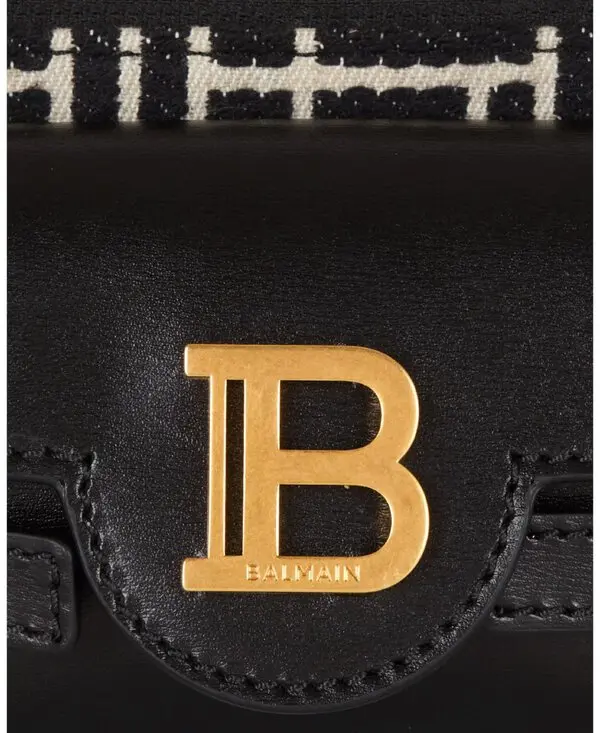 Balmain B-buzz Vanity In Monogram Jacquard
