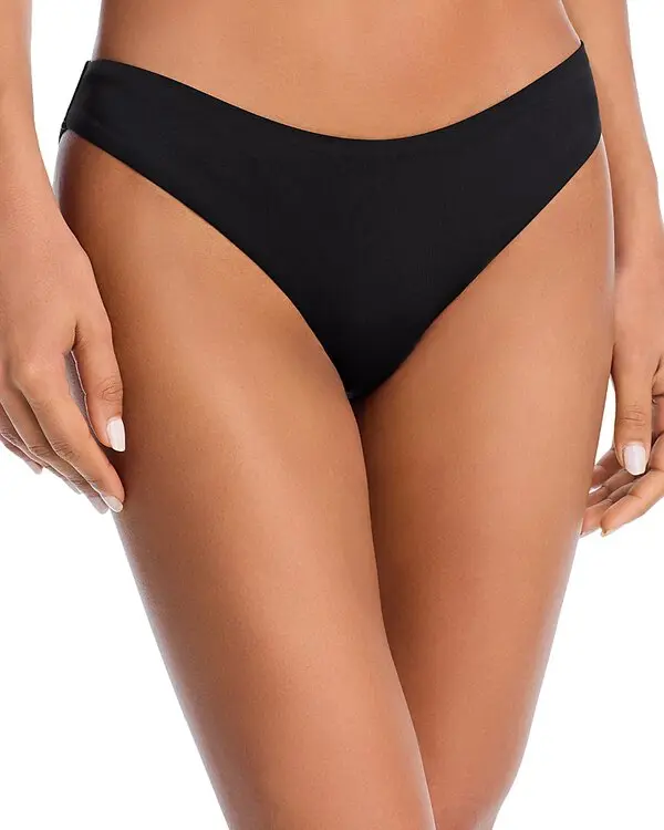 Aqua Basic Bikini Bottom - Black