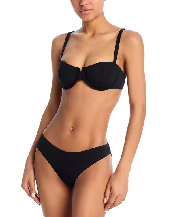 Aqua Basic Bikini Bottoms - Black