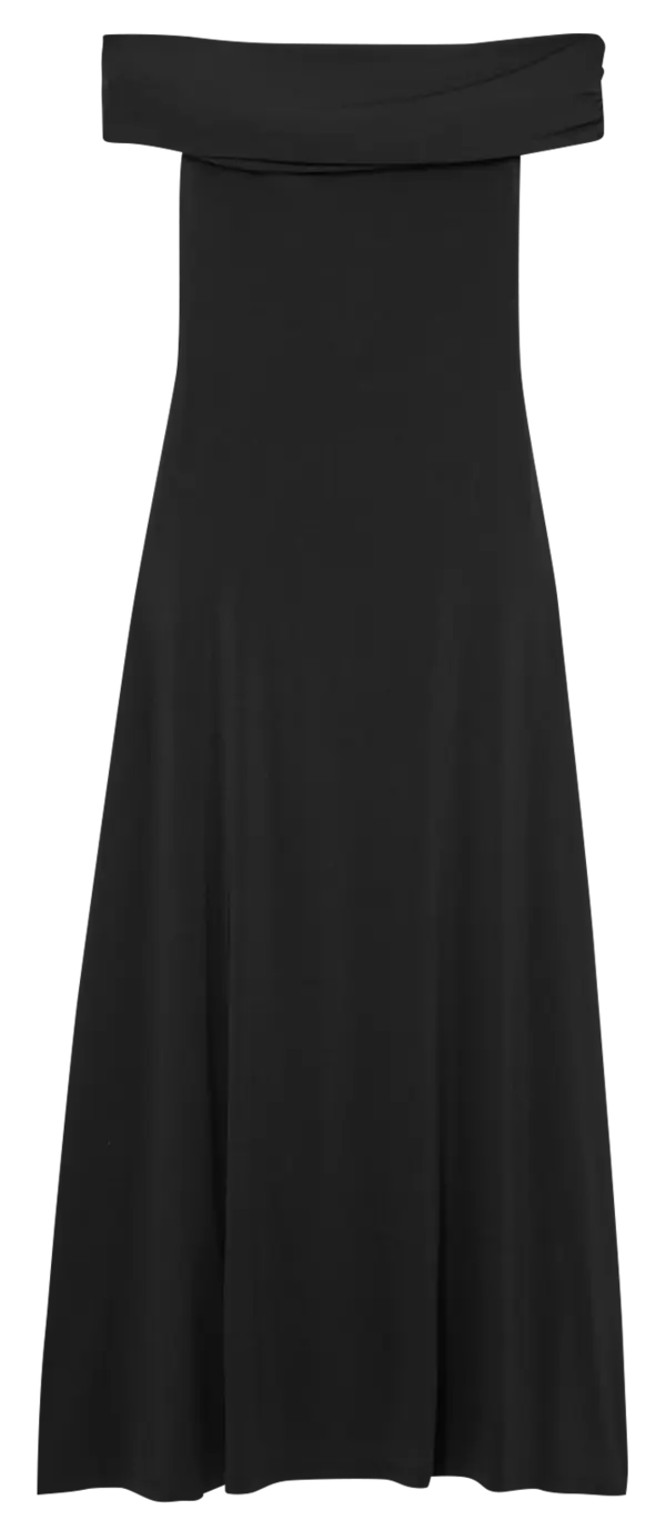 Faithfull The Brand Sofie Off-the-shoulder Maxi Dress - Black