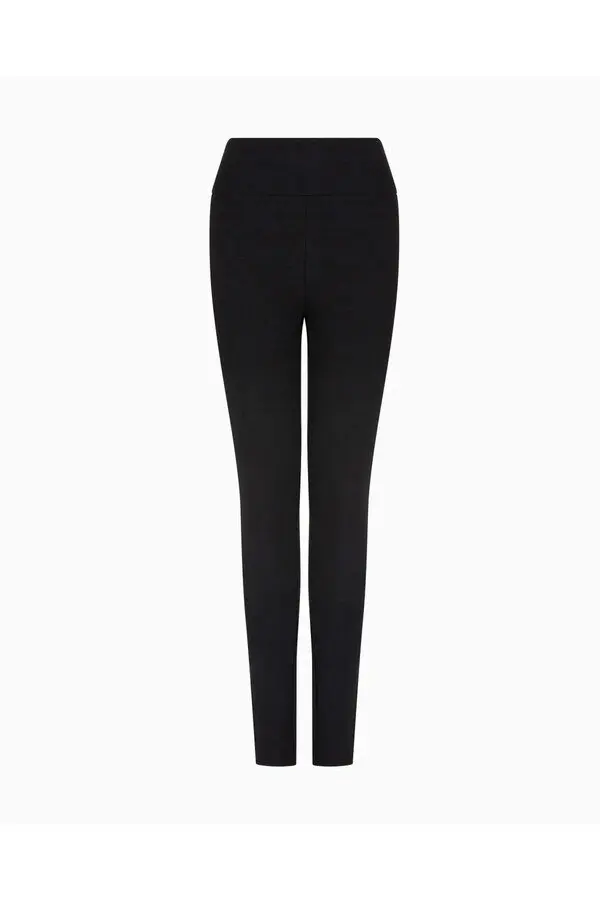 EA7 Core Lady Stretch-cotton Leggings