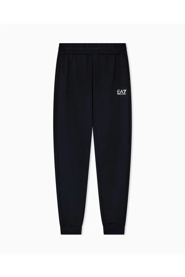 Emporio Armani Core Identity Cotton Jogger Pants - Blue