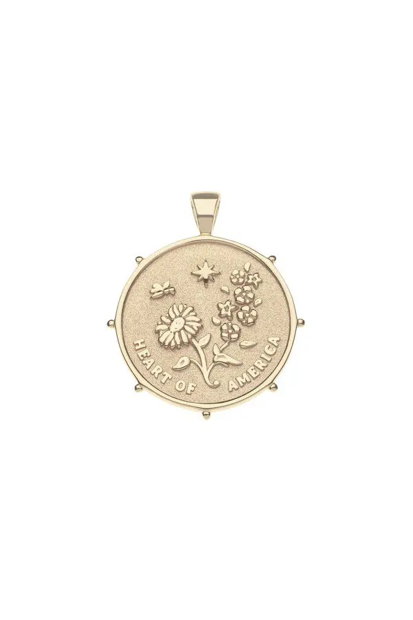 JANE WIN Kansas City Pendant - Gold