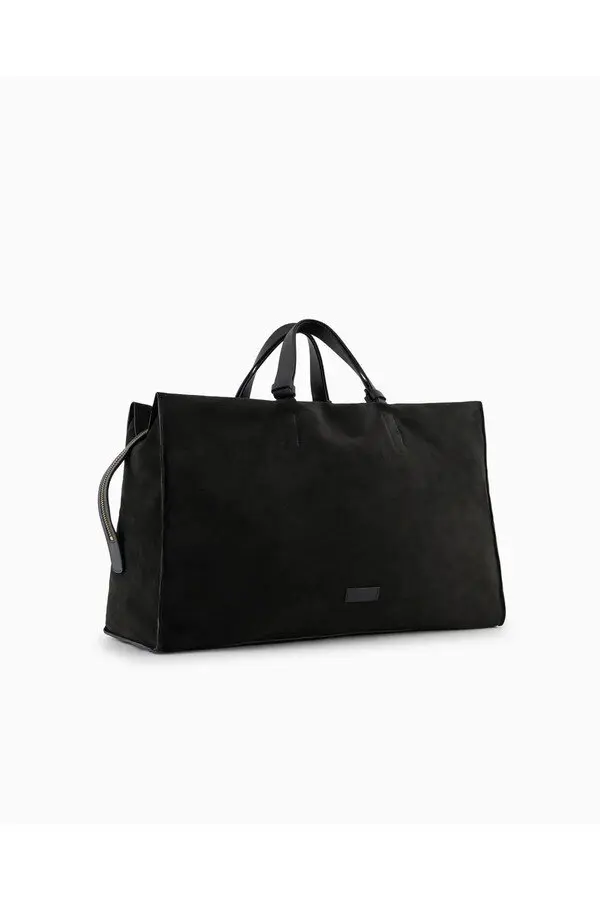 Giorgio Armani Suede Duffel Bag