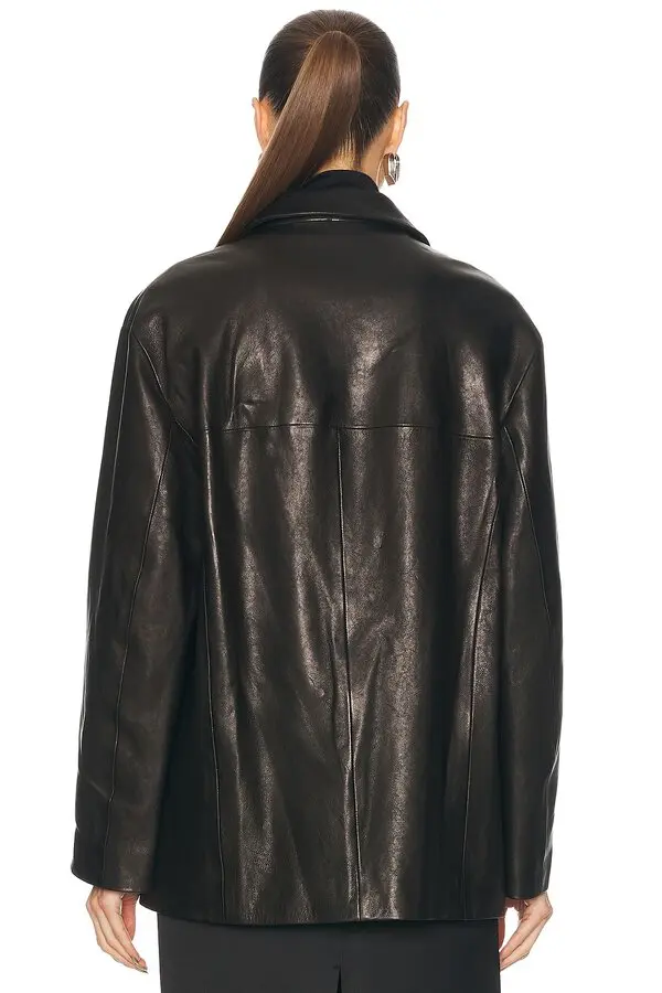 Khaite Morsson Leather Jacket