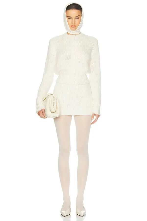HELSA Annabelle Cardigan - Ivory