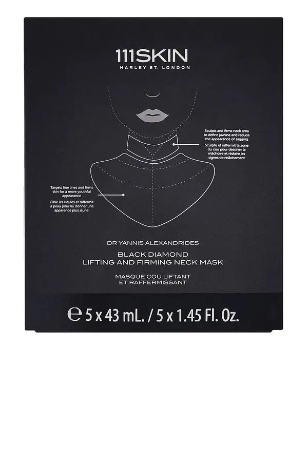 111SKIN Black Diamond Lifting And Firming Neck Mask 5 Pack - N,a