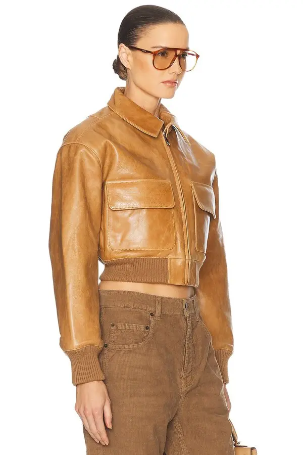 HELSA The Leather Bomber Jacket