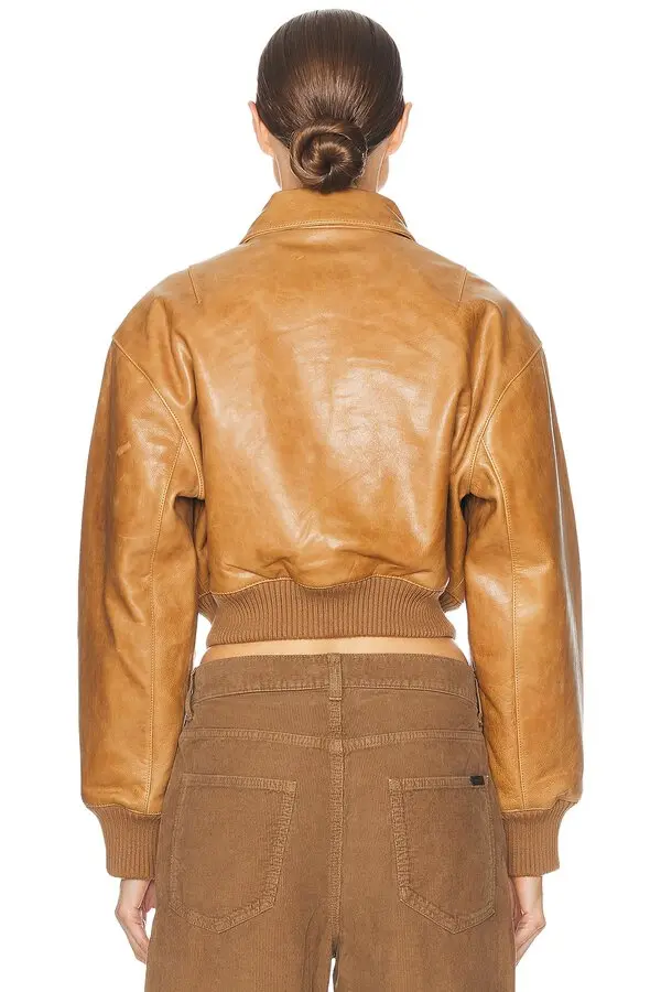 HELSA The Leather Bomber Jacket