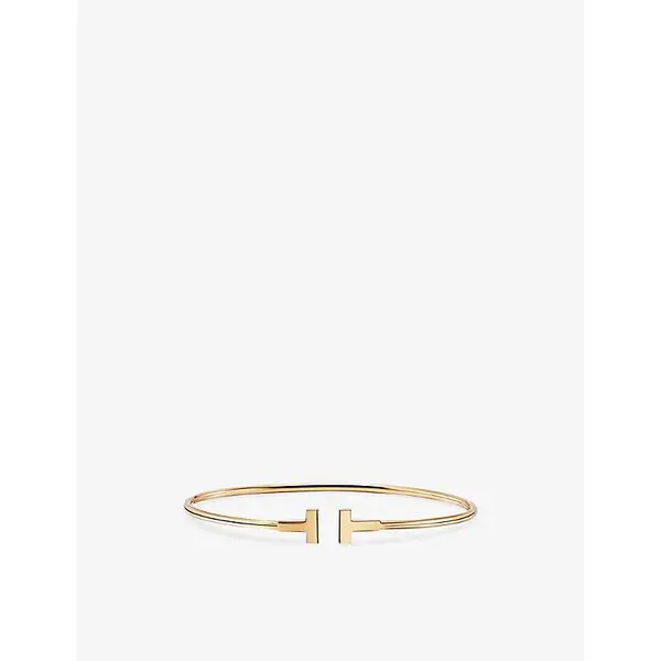 Tiffany & Co. T Narrow Wire Bracelet - Yellow Gold