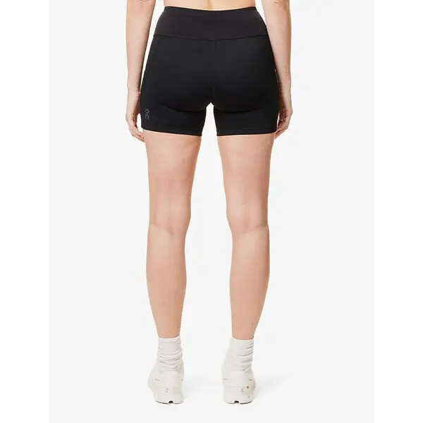 On Performance Mid-rise Stretch-woven Shorts - Black