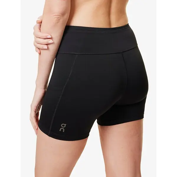 On Performance Mid-rise Stretch-woven Shorts - Black