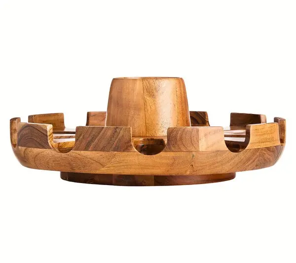 GODINGER Sombrero Lazy Susan Taco Server