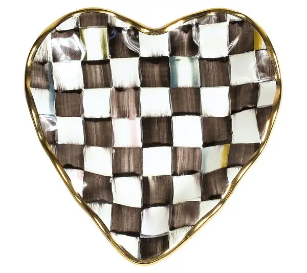 MACKENZIE-CHILDS Fluted Heart Plate - One-color