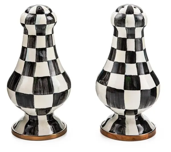 MACKENZIE-CHILDS Large Salt And Pepper Shakers - One-color