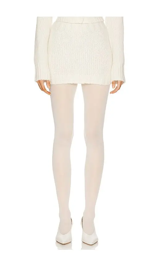 HELSA Annabelle Knit Skirt - Ivory