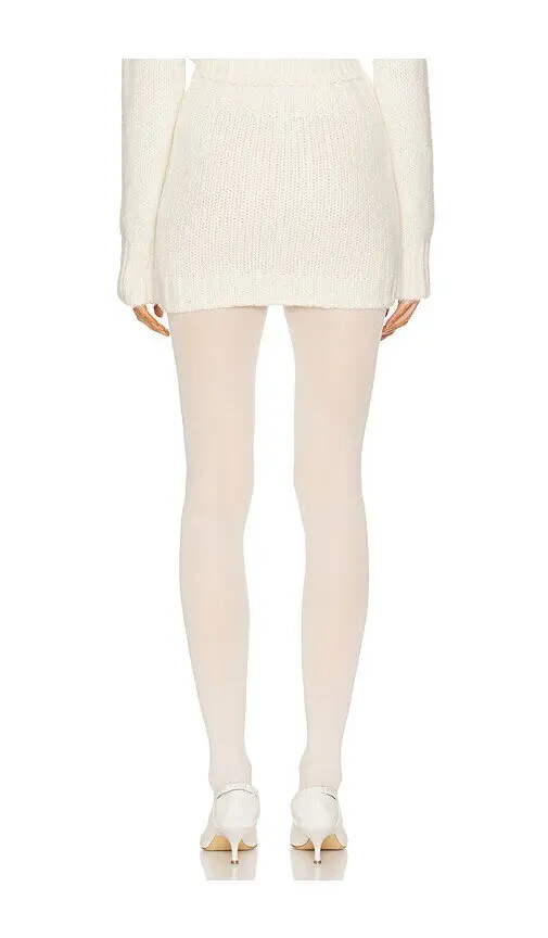 HELSA Annabelle Knit Skirt - Ivory