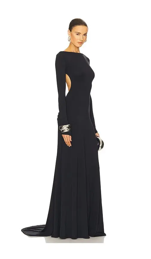 helsa black long sleeve dress Helsa The Heidi Dress in Black