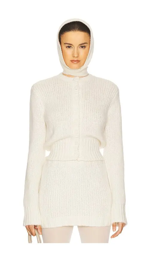 HELSA Annabelle Cardigan - Ivory