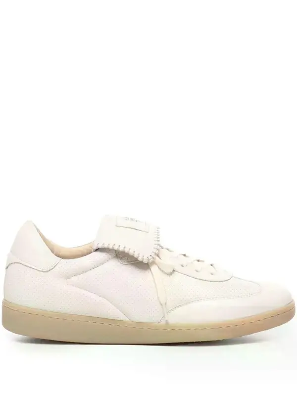 Eleventy Tongue Patch Sneakers