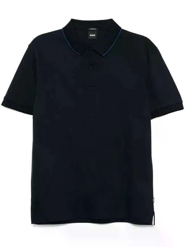 BOSS Cotton Polo Shirt - Blue