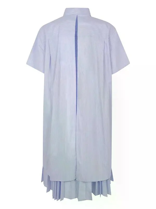 Sacai Striped Mini Dress - Blue