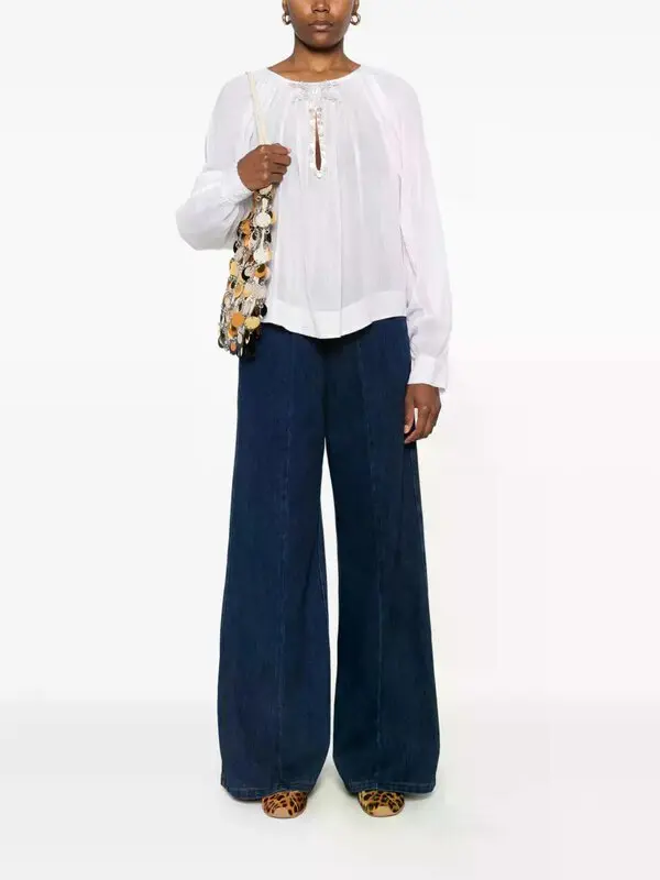 FORTE_FORTE Bead-detail Shirt