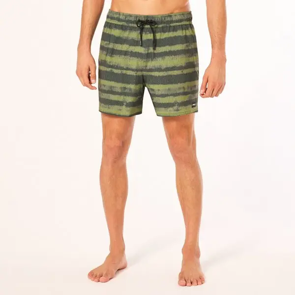 Oakley Blur Stripes Rc 16 Beachshort - Red,green
