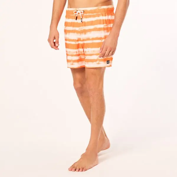 Oakley Blur Stripes Rc 16 Beachshort - Red,orange