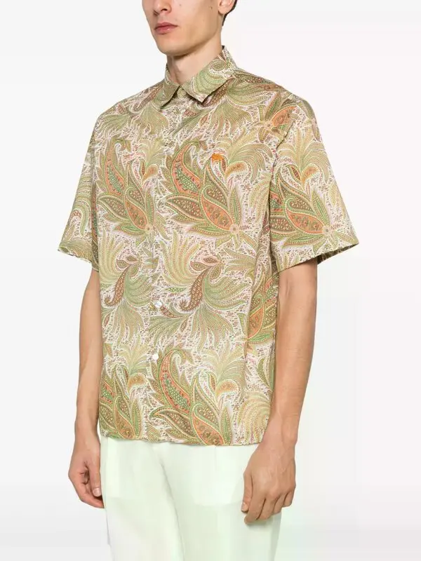 Etro Paisley-print Shirt - Green